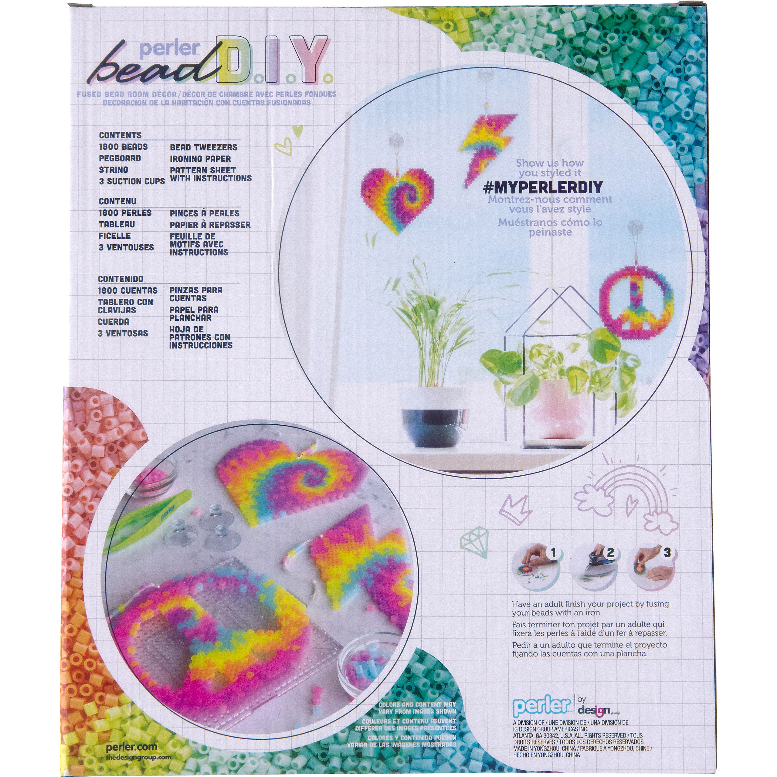 Bead D.I.Y. Suncatcher Tie Dye Activity Kit | Perler