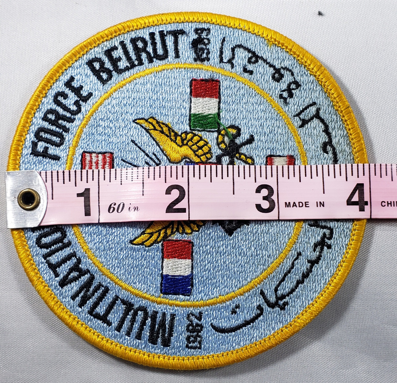 Multinational Forces Beirut US Italy France 82-83 Patch