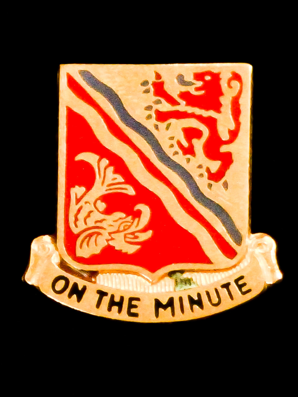 37th Field Artillery Unit Crest (On The Minute)