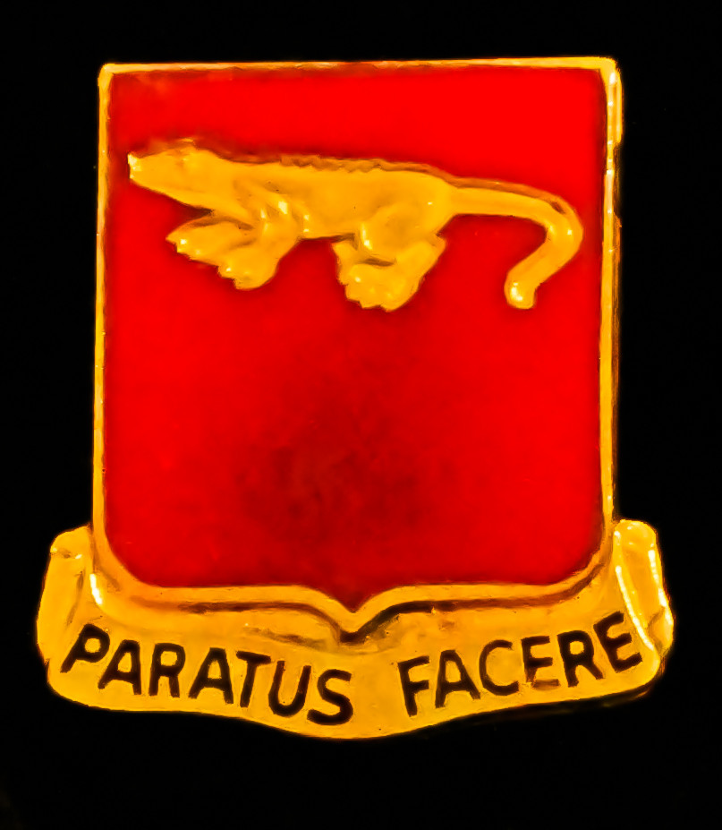 75th Field Artillery Unit Crest (Paratus Facere)
