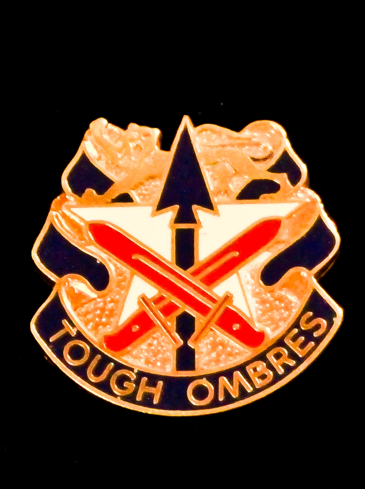 90th Regiment Support Command Unit Crest (Tough Ombres)