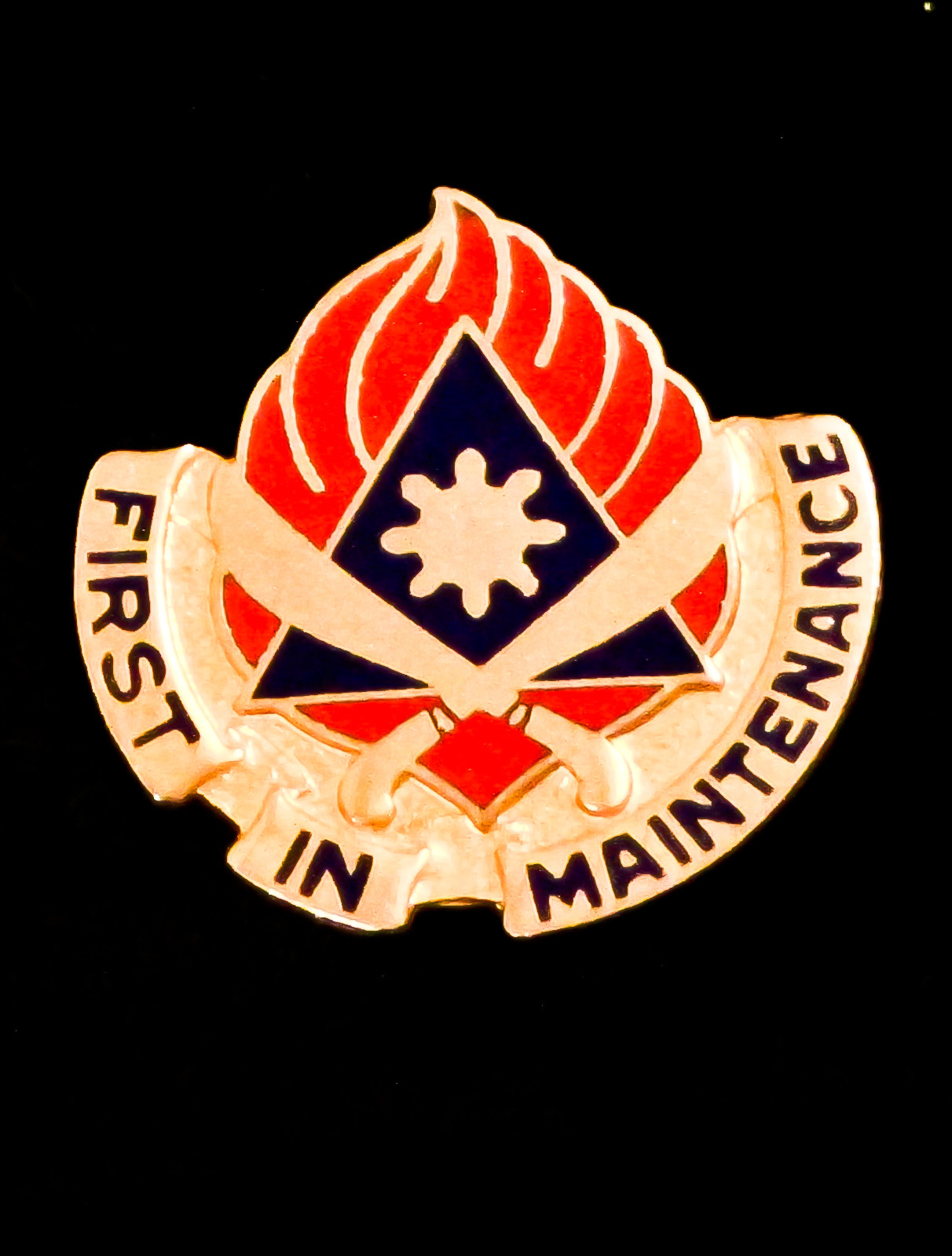 189th Support Battalion Unit Crest (First In Maintenance)