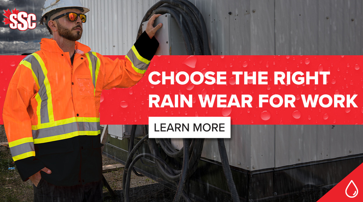 How to Choose the Right Rain Gear for Your Job - Safety Supplies Canada