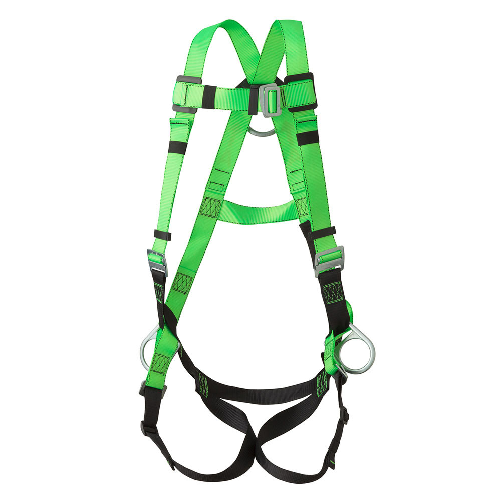 Hi-Vis Full Body Contractor Harness | 3D, Class AP | PeakWorks FBH-10000B