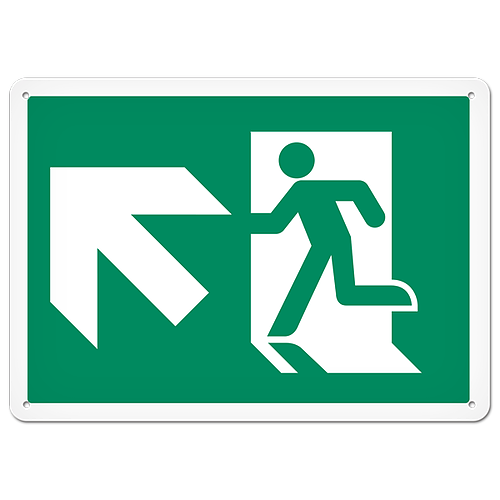 Fire Signs - Running Man Exit Sign DFS133V/DFS133VG/DFS133P/DFS133PG