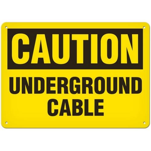 OSHA Safety Sign | Caution Underground | INCOM SS2048V, SS2048A ...