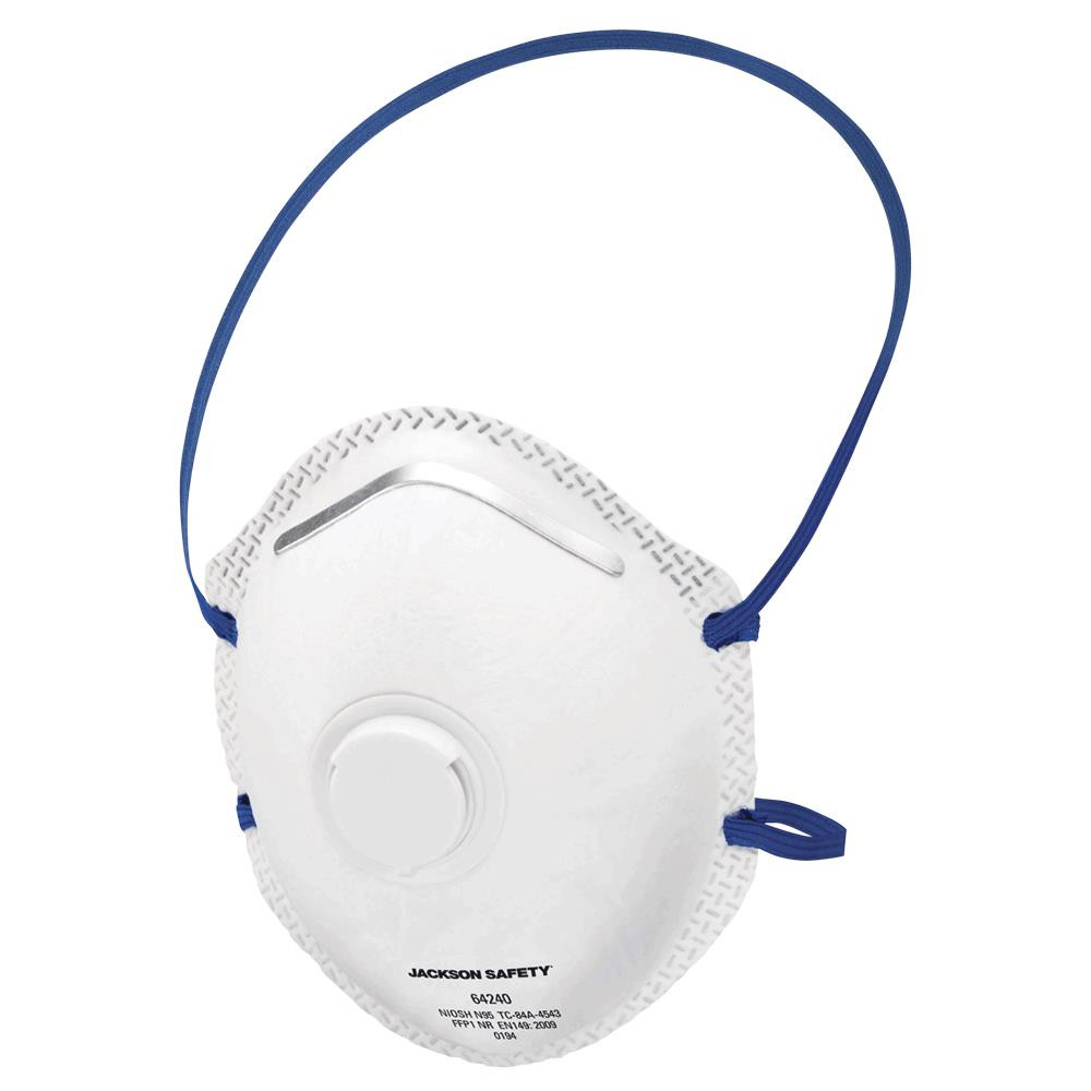 N95 Disposable Particulate Respirator With Single Valve - White ...