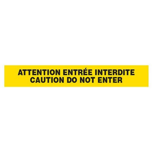 ATTENTION ENTREE INTERDITE / CAUTION ... Dispenser Boxed Barricade Tape ...