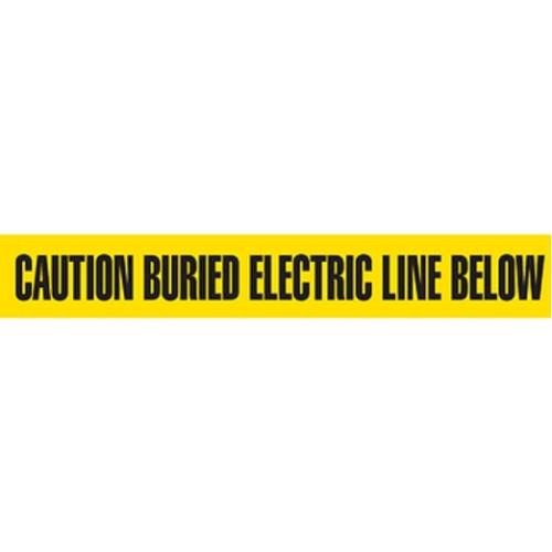 3" CAUTION CAUTION BURIED ELECTRIC ... Utility Barrier Tape (Pack of 12 ...