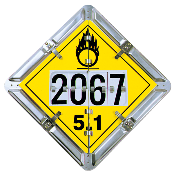 9 Legend Flip Placard with Rotating Numbers - 12/case - Safety Supplies ...