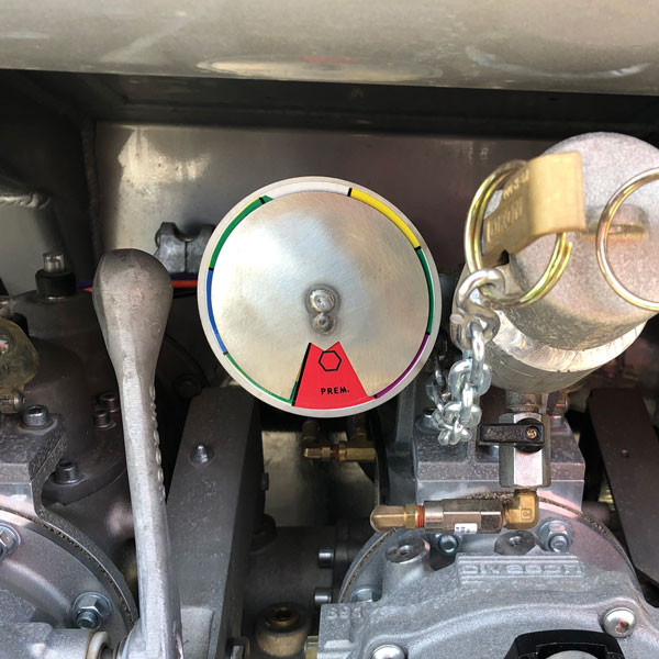 Rotary Fuel Type Valve Dial Gauge (Y-Tag) - Safety Supplies Canada