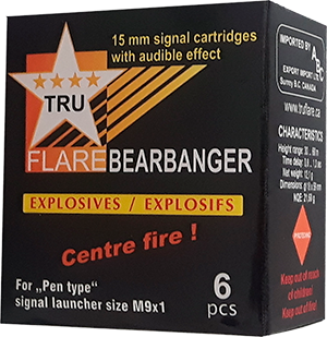 Bear Bangers (6) - Centre Fire (Tru-Flare) (C-BC-8001)