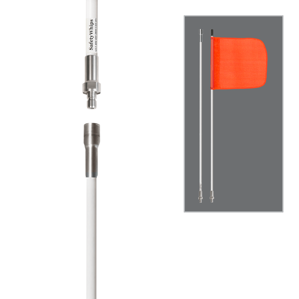 2 Piece (Breakdown), Non-powered, Quick Disconnect, Heavy Duty Whip ...