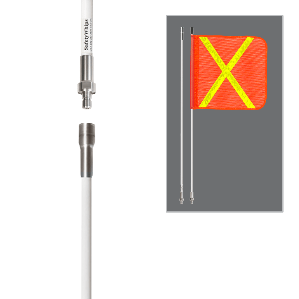 2 Piece (Breakdown), Non-powered, Quick Disconnect, Heavy Duty Whip ...