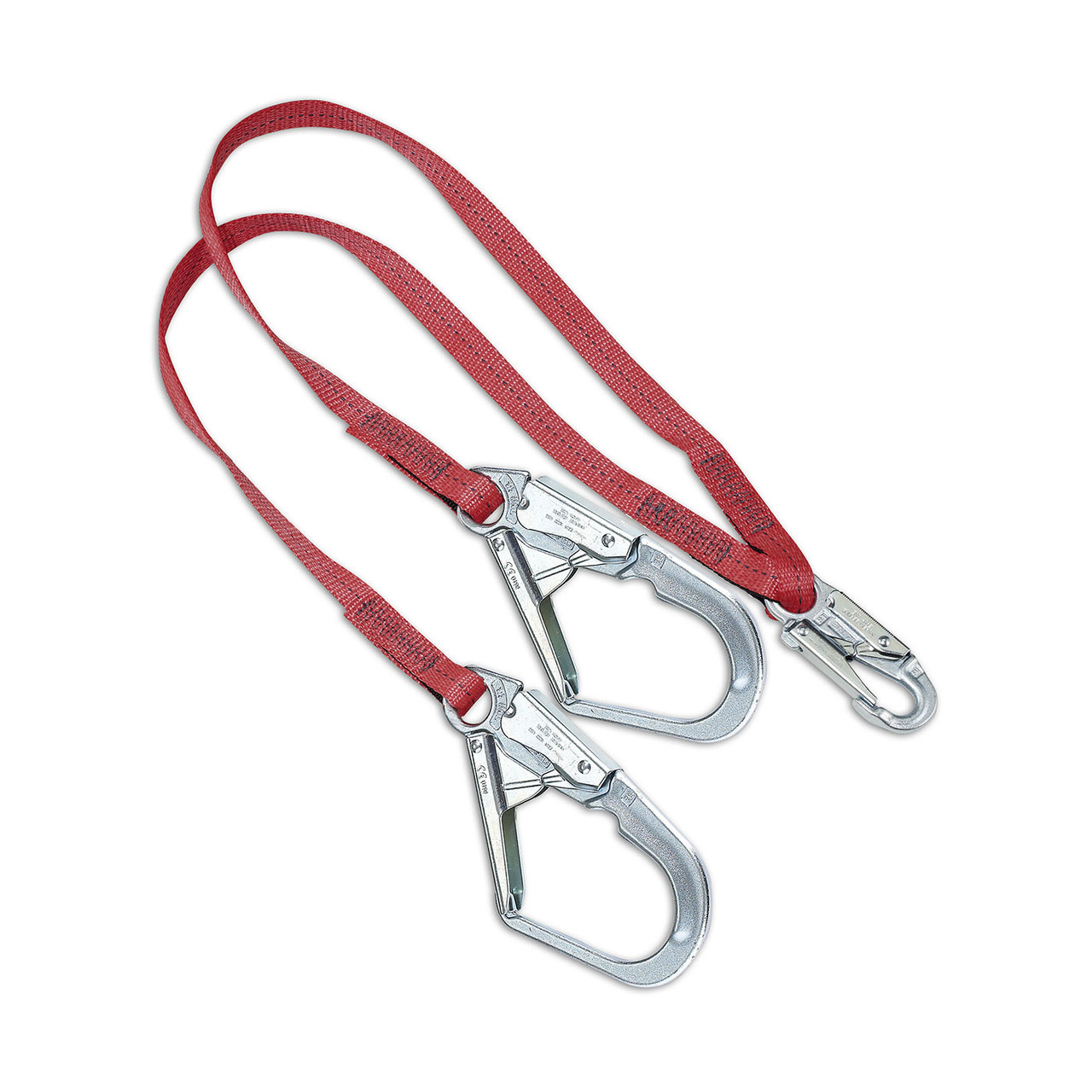Polyester Webbing Double-Leg Fixed "Y" Lanyard withSnap Hook and ...