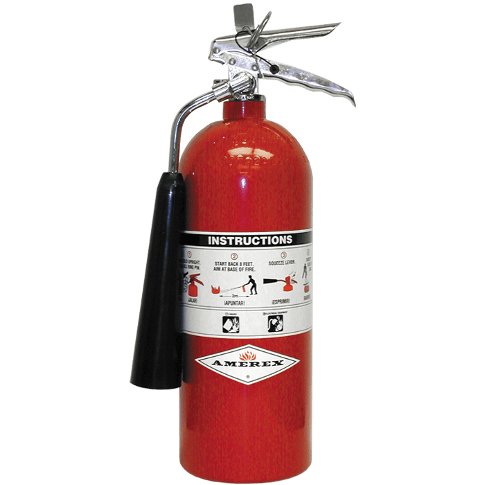 Amerex CO2 Extinguishers with Wall Hanger - Safety Supplies Canada