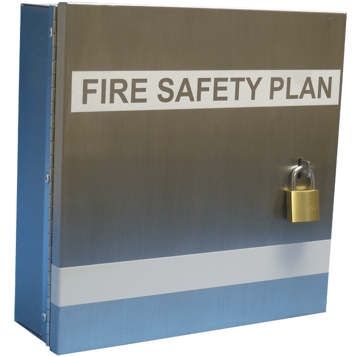 Fire Safety Plan Box - FSPB1SS - Safety Supplies Canada