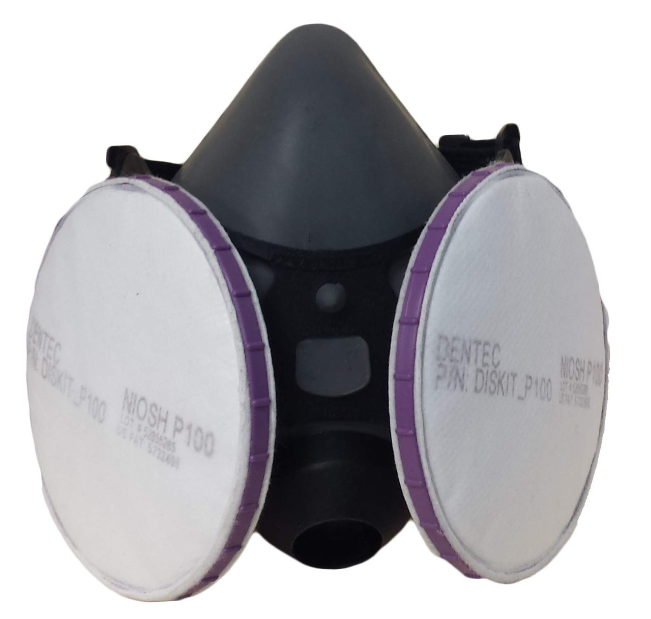 Comfort-Air 300 Thermoplastic Rubber Half Mask with Diskit P100OV ...