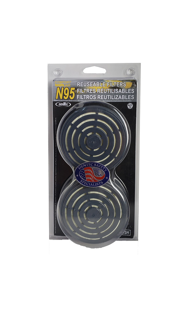 Comfort-Air N95 - 12 Prefilter Pads & 1 Pair of Filter Holder/Cover ...