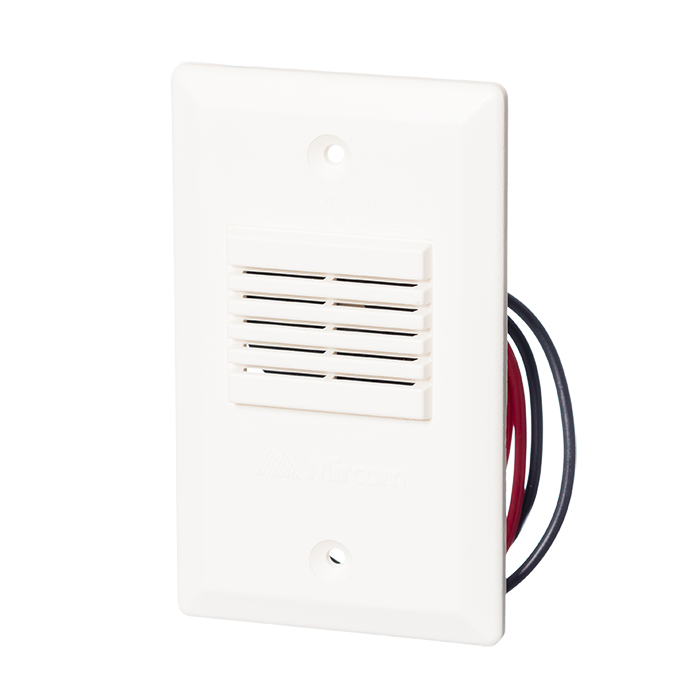 Mircom MH-25 Mini-Piezo Horn - 24VDC - Flush Mount - Safety Supplies Canada