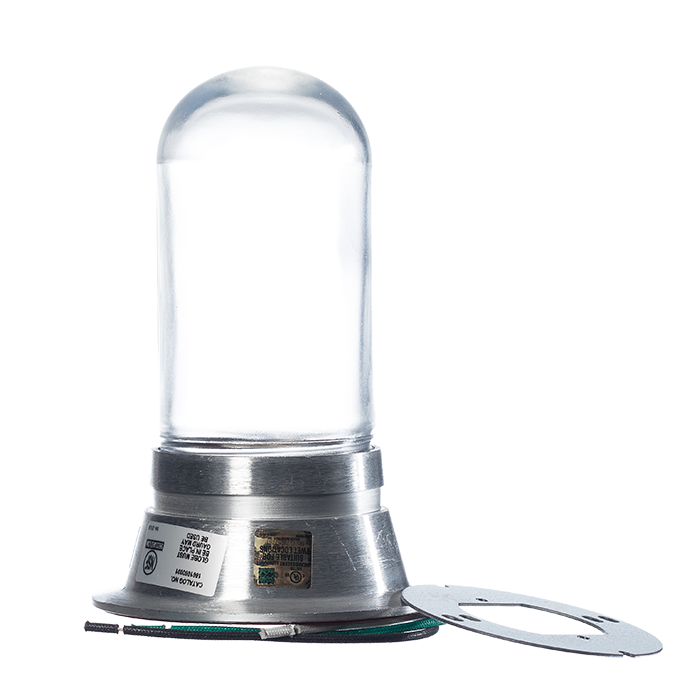 Hood Light Fixture with Coated Globe - Safety Supplies Canada