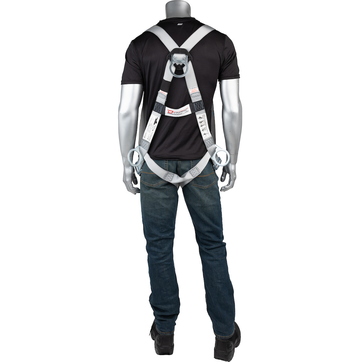 B-Compliant Work Positioning Harness with 3 Point Adjustment - 3D ...