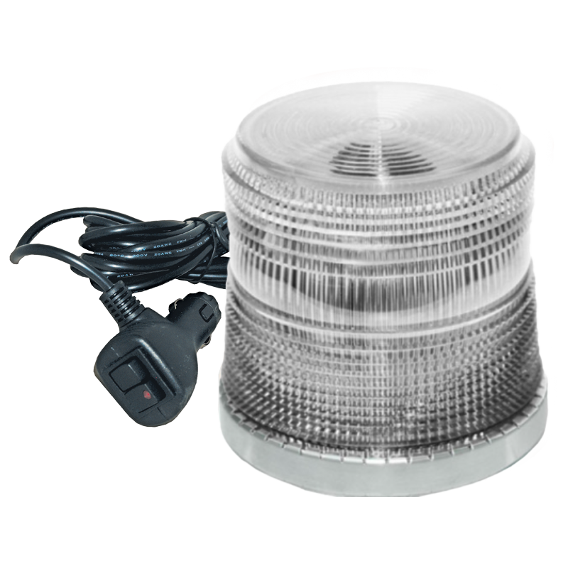 Amber Low Profile Fleet LED Beacon Magnetic Mount - Safety Supplies Canada