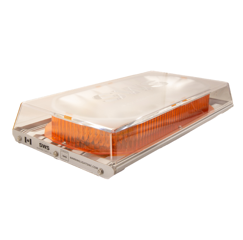Amber 16" Slim Profile Fleet Plus LED Minibar - Safety Supplies Canada