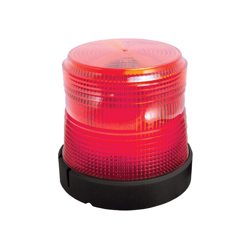 Red Low Profile Fleet LED Beacon Permanent Mount - Safety Supplies Canada