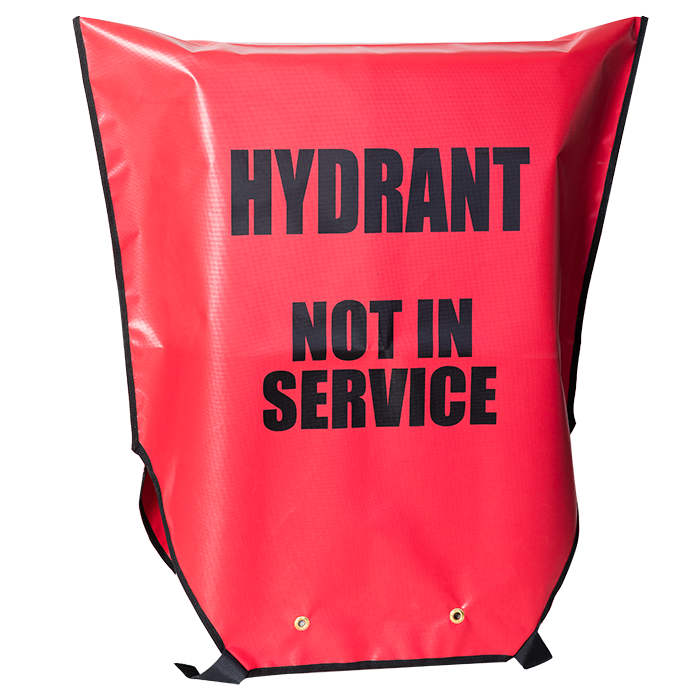 Heavy Duty Red Fire Hydrant Out of Service Covers EHDHYDRANT