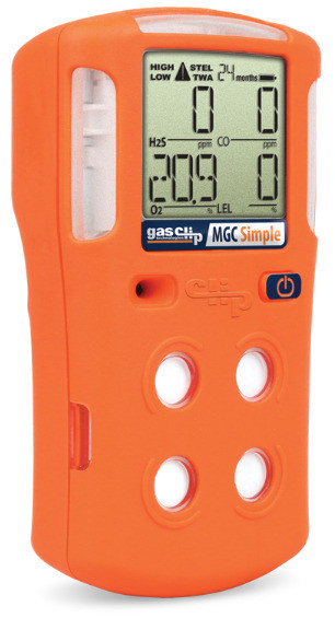 Gas Clip Simple 4 Head Monitor | 2 Year Disposable GACMGCS