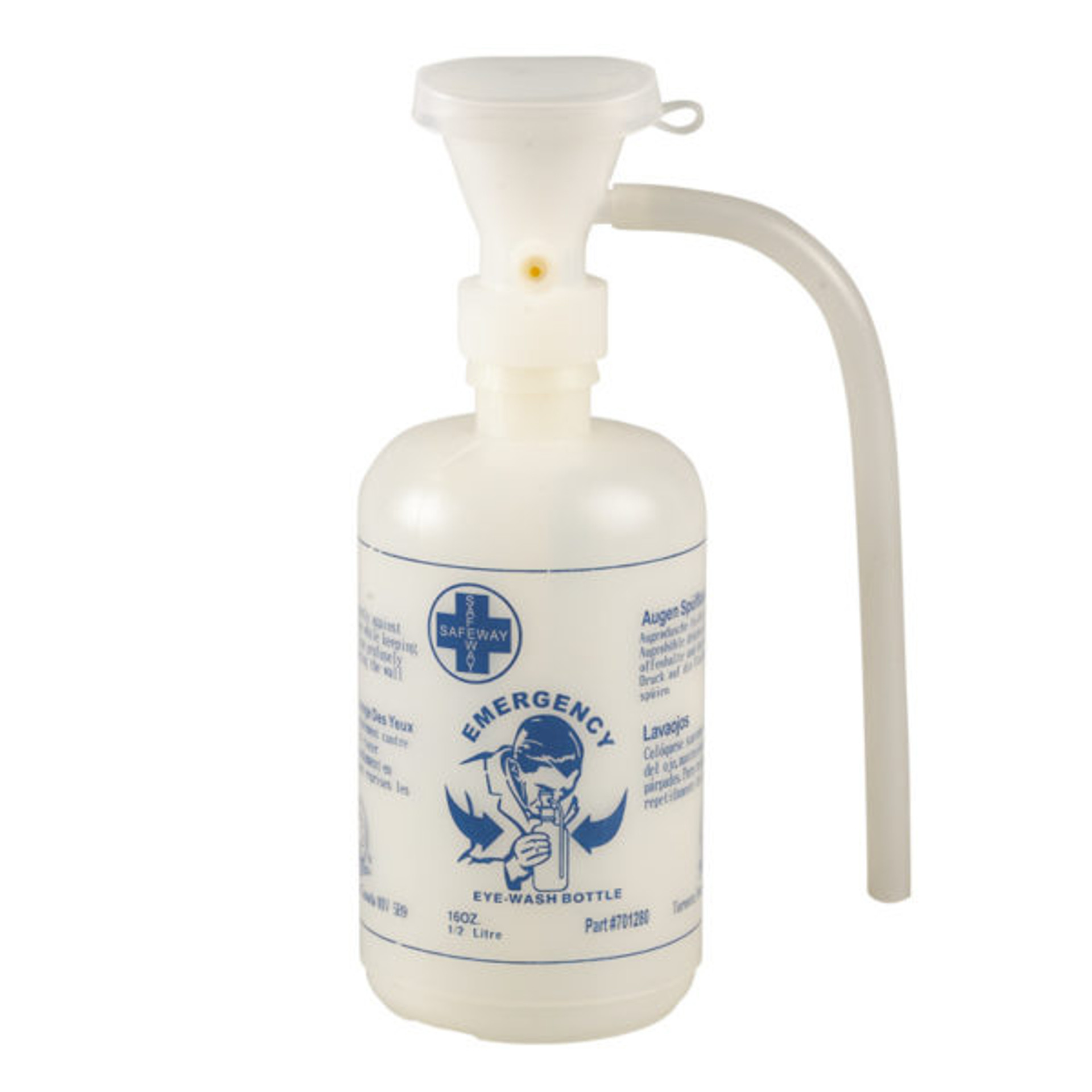 Eyewash Bottles w/ Eye Cup (Empty), 1L F4570301 Eyewash Bottles w/ Eye Cup (Empty), 1L F4570301