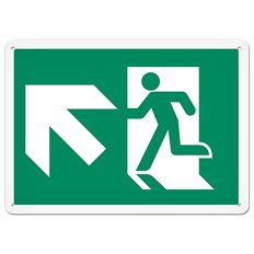 Fire Signs - Running Man Exit Sign - Safety Supplies Canada