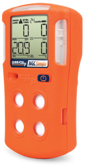 Gas Clip Simple 4 Head Monitor | 2 Year Disposable GACMGCS