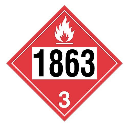 Class 3 Truck Placards (Pack of 100 pcs) - Safety Supplies Canada
