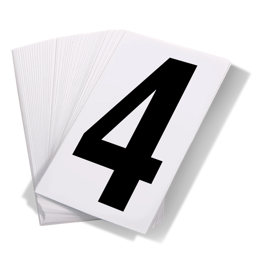 Truck Placard UN White Numbers - 50 pcs - Safety Supplies Canada