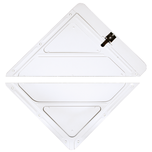 White Heavy Duty Placard Holder - Safety Supplies Canada