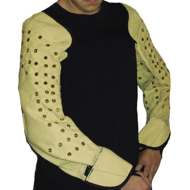 IMPACTO Sleeves Protectors with Grommets - 100% KEVLAR® Twill - Safety ...