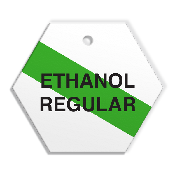 ETHANOL REGULAR - Fuel Tag - 2.56" dia. - 250 /pkg - Safety Supplies Canada