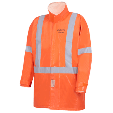 Utili-Gard® FR/ARC Rtd Jacket - PVC CTD Nomex®/Kevlar® - Int'l Orange ...