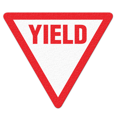 YIELD - Floor Sign - Safety Supplies Canada