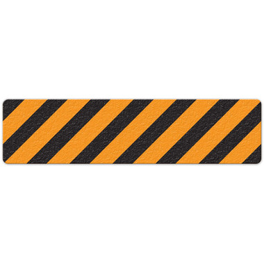 Hazard Stripe - Orange/Black - 6"x24" Floor Sign 6/pkg - Safety ...