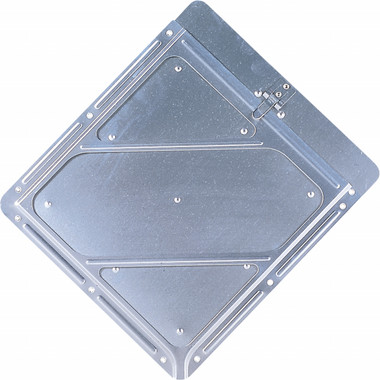 Plain Placard Holder - Natural Aluminum - Safety Supplies Canada