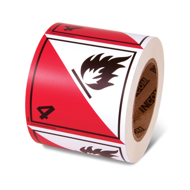 Class 4.2 TDG Label - Spontaneous Combustion - Safety Supplies Canada