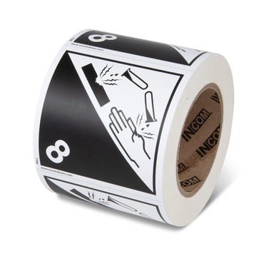 Class 8 TDG Label - Corrosives - Safety Supplies Canada