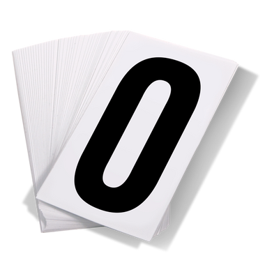 Truck Placard UN White Numbers - 50 pcs - Safety Supplies Canada