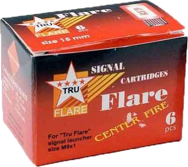 Red Flares (6) - Centre Fire - Safety Supplies Canada