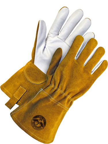 Gander TIG Welding Glove Split Cow Back Grain Goatskin Palm | Pack of 6 ...