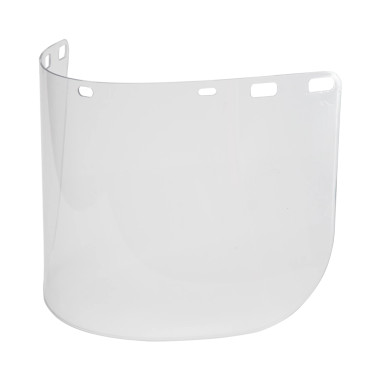 Faceshield - Formed Clear Polycarbonate - 8x15.5x.060" - Safety ...