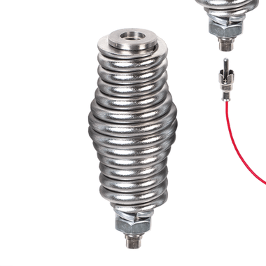 Heavy Duty Zinc Plated Barrel Spring Base for Powered Whips - Safety ...